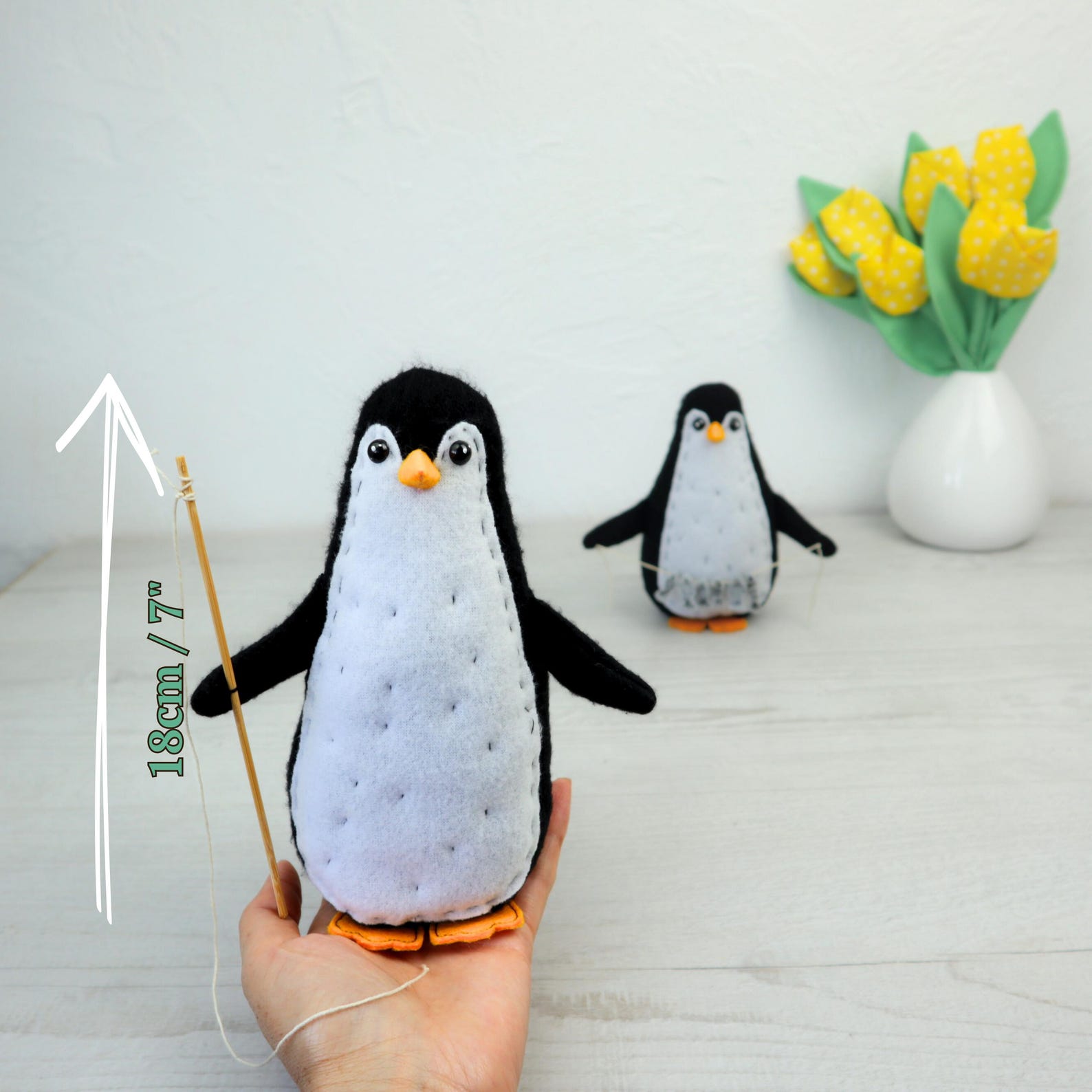 Penguin Plush PDF Sewing Pattern Stuffed Animal Digital Pattern - Etsy