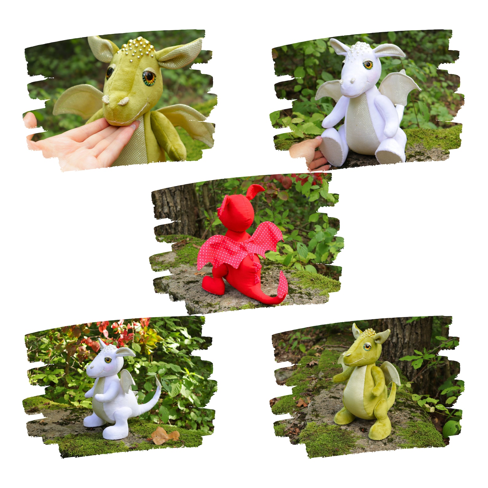 Dragon Plush Sewing Pattern PDF Do It Yourself Dragon Plushie - Etsy