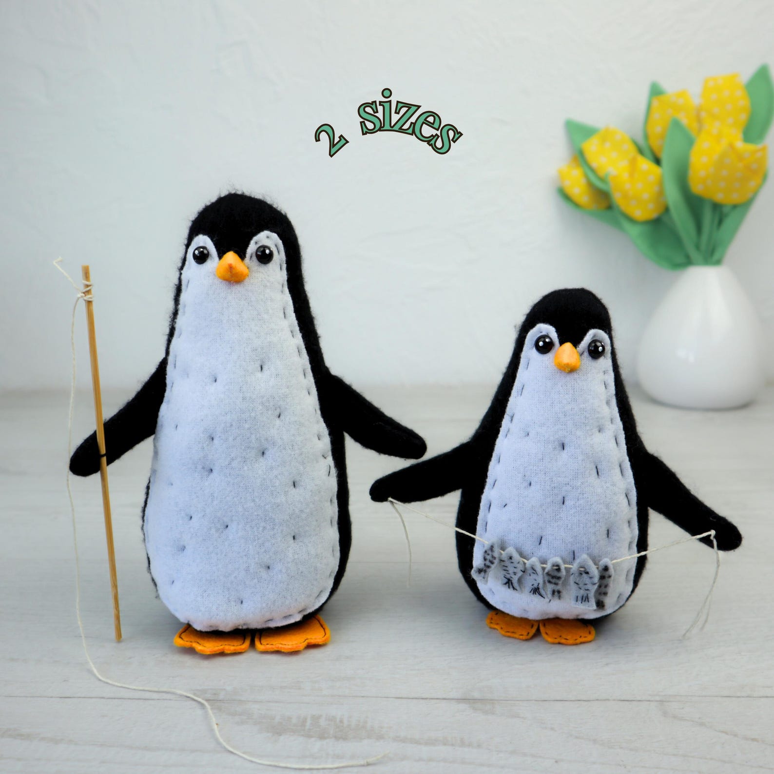 Penguin Plush PDF Sewing Pattern Stuffed Animal Digital Pattern - Etsy