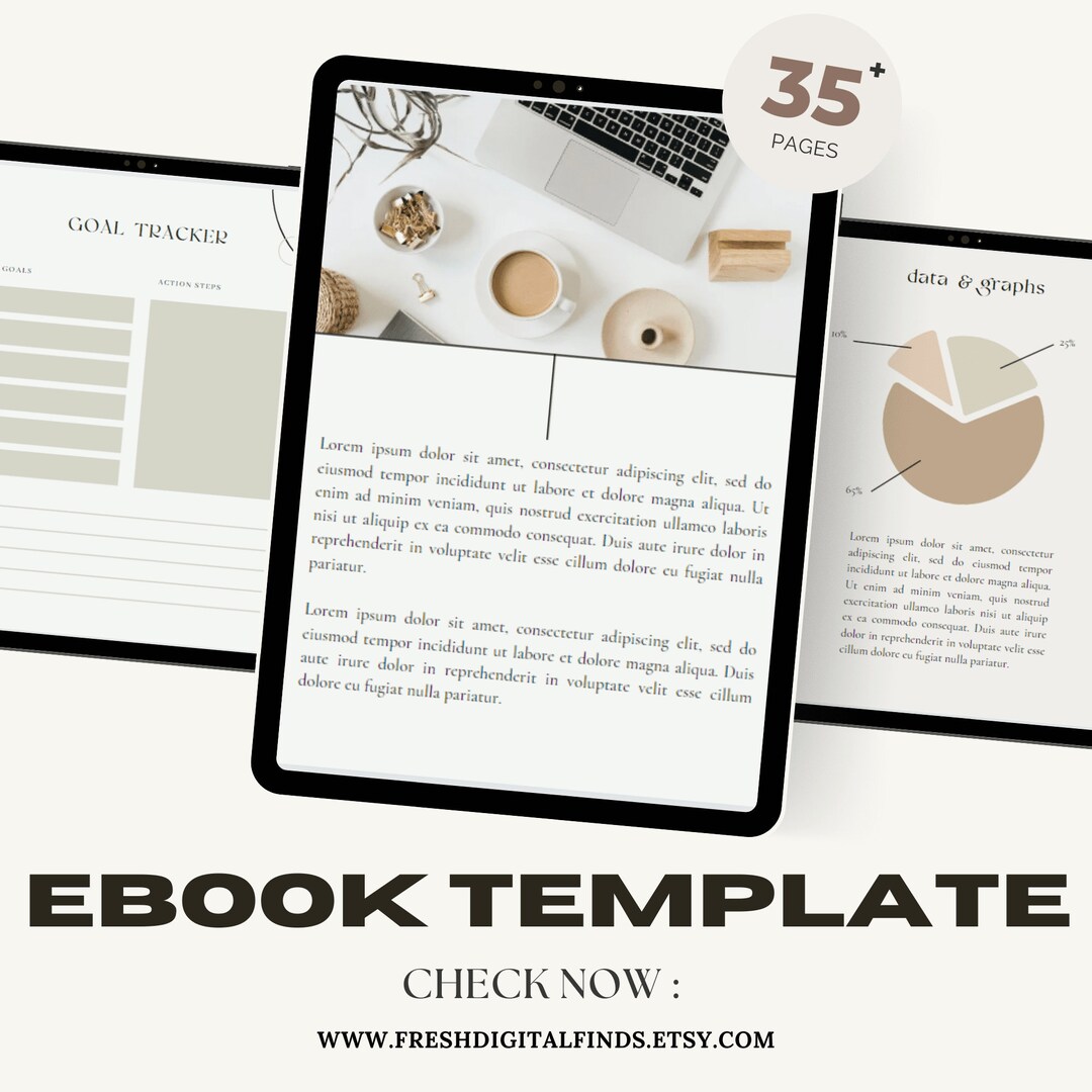 E-book Template Download E-book Template Canva Digital E-book Download ...