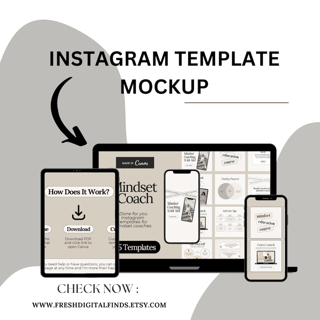 Instagram Mock up Templates Mock up Instagram Instagram Profile ...