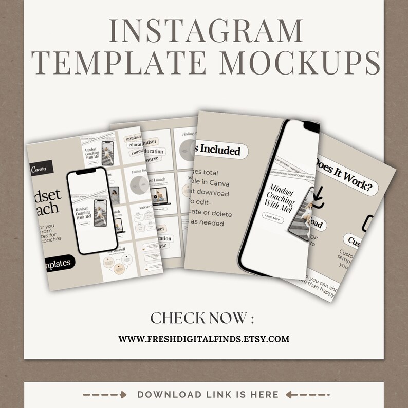 Instagram Mock up Templates Mock up Instagram Instagram Profile ...