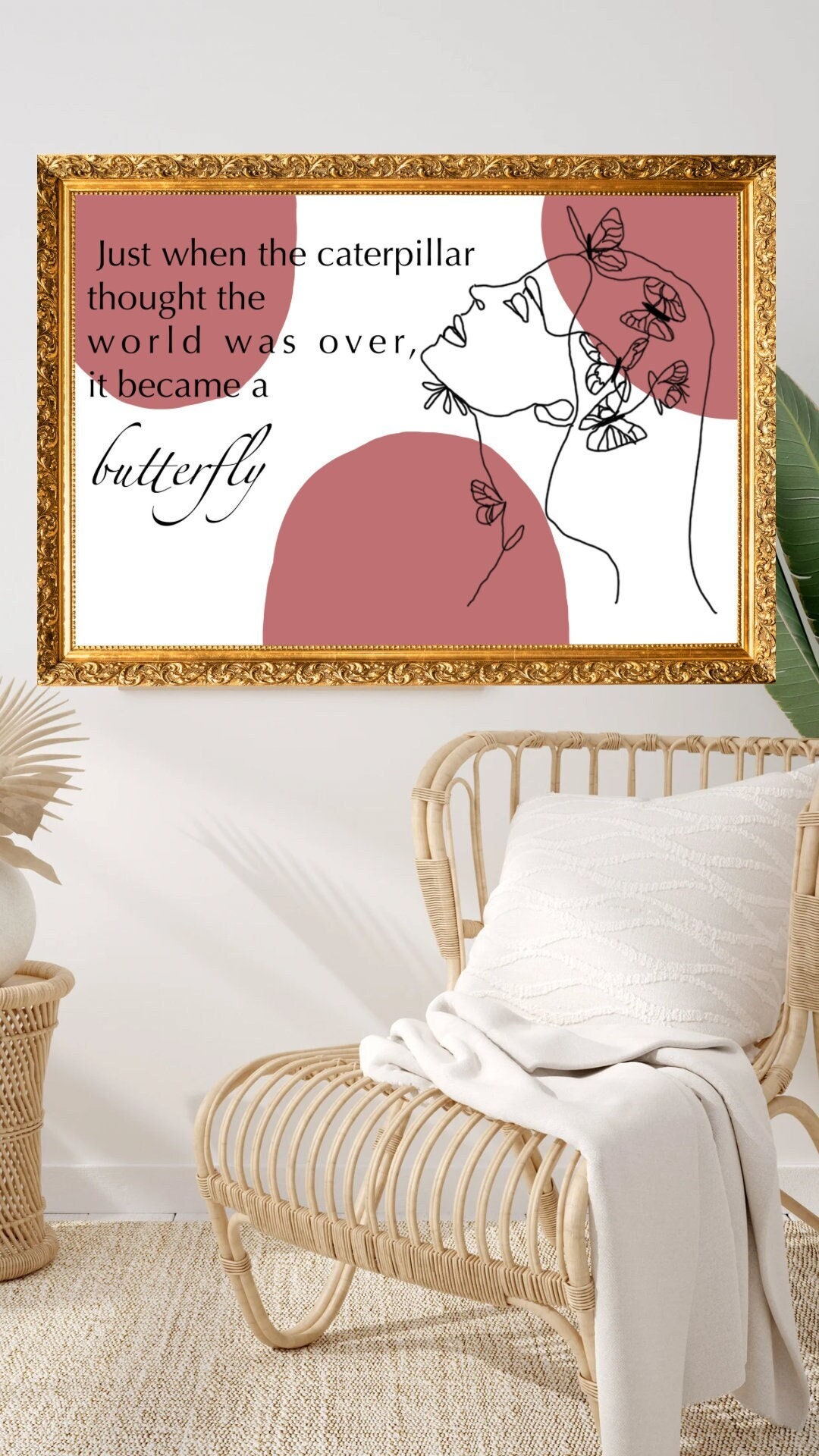 Butterfly Positivity Poster : - Etsy