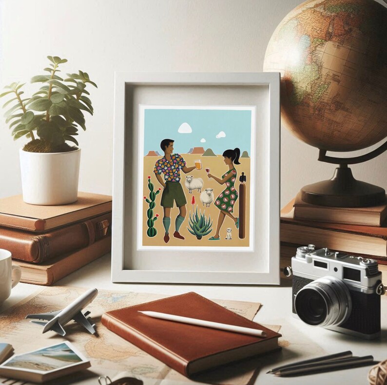 Karoo Couple - Digital Downloadable Art - Etsy