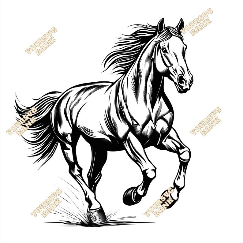 American Quarter Horse SVG & PNG | Western Crafting Files | Instant ...