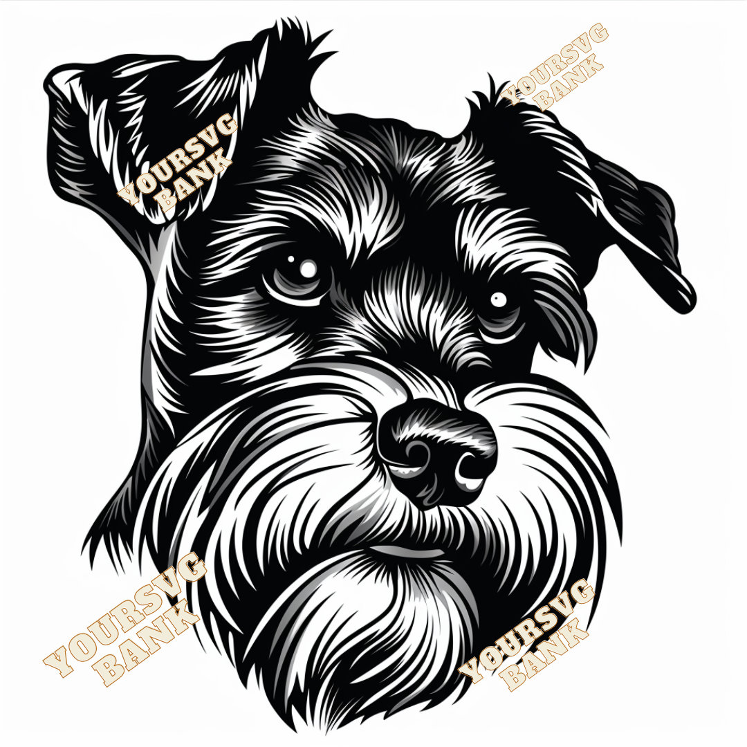 Miniature Schnauzer SVG & PNG Bundle - Premium Digital Files for ...