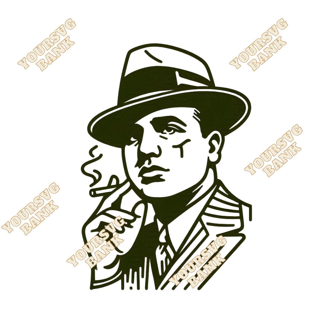 Al Capone SVG, the Legendary Al Capone - Etsy