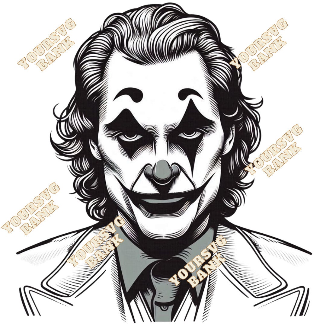 The Joker SVG, Joker Fan Art, Premium SVG - Etsy
