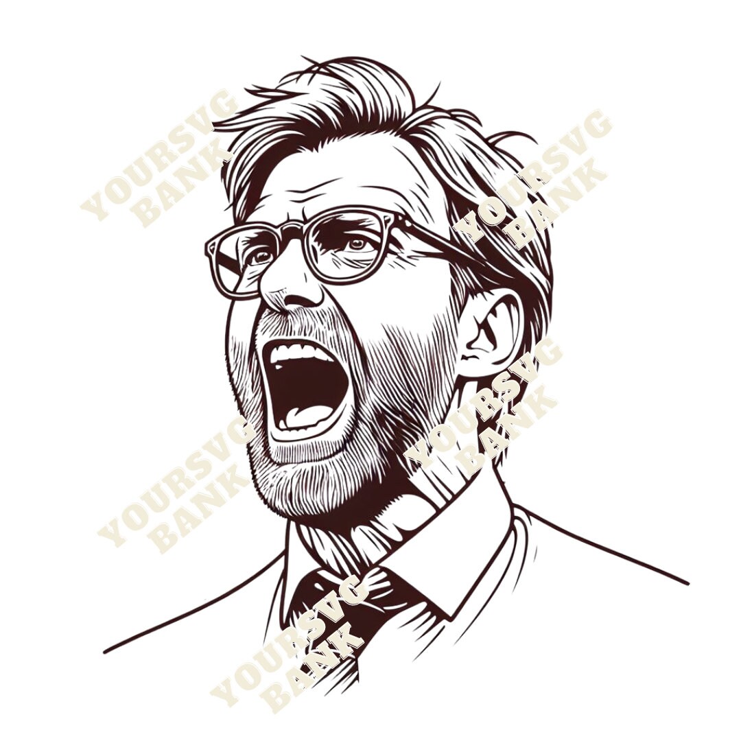 Jürgen Klopp SVG - Etsy UK