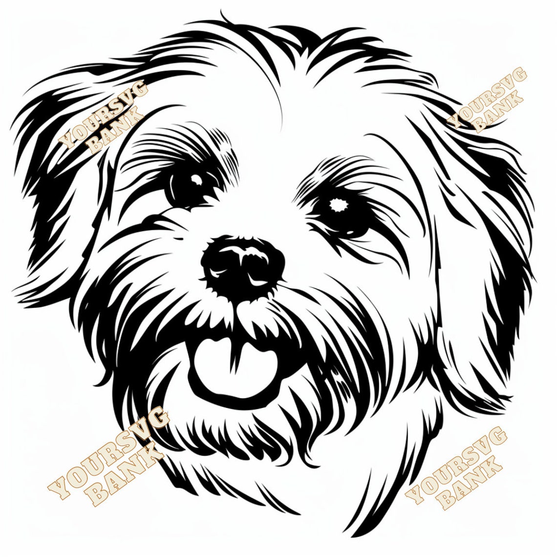 Maltese Dog SVG & PNG Bundle - Cute Digital Files for Crafting and ...