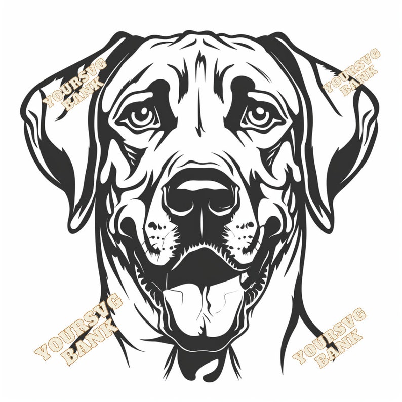 Rhodesian Ridgeback SVG & PNG Bundle - Premium Digital Files for ...