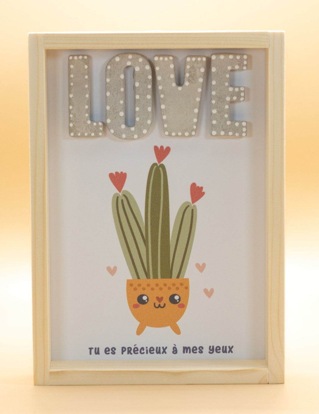 Tableaux Décoratifs With Letters En Ciment love. tu Es Précieux à Mes ...