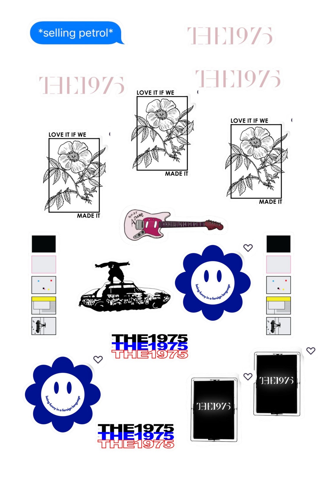 The 1975 Digital Sticker Pack, the 1975 Stickers, Still at Their Very ...