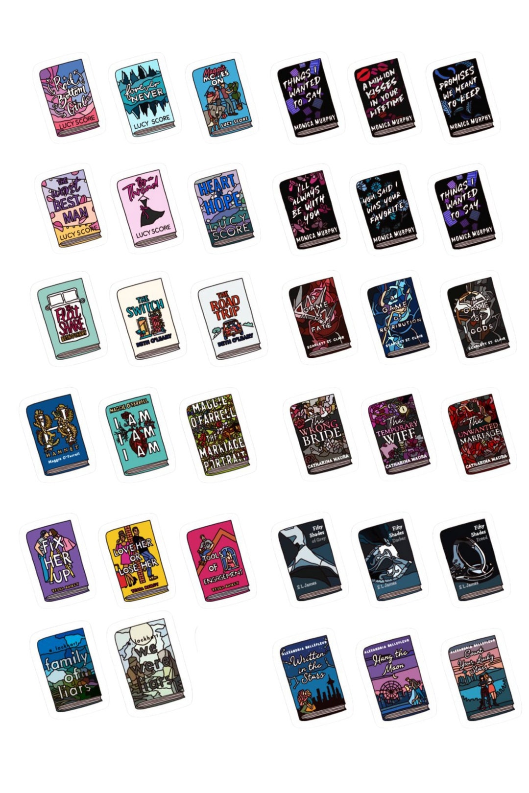 Huge 300 Plus Mini Book Cover Stickers, Book Cover Stickers, Mini Books ...