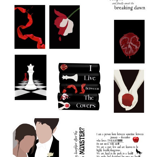 Twilight Saga Stickers - Etsy