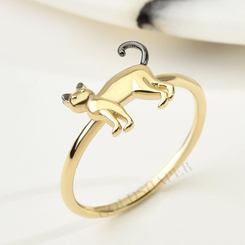 Cat Ring - Etsy
