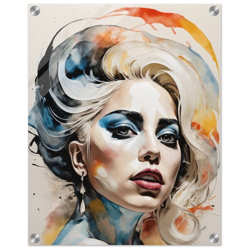 Lady Gaga Depiction, Wall Art - Etsy