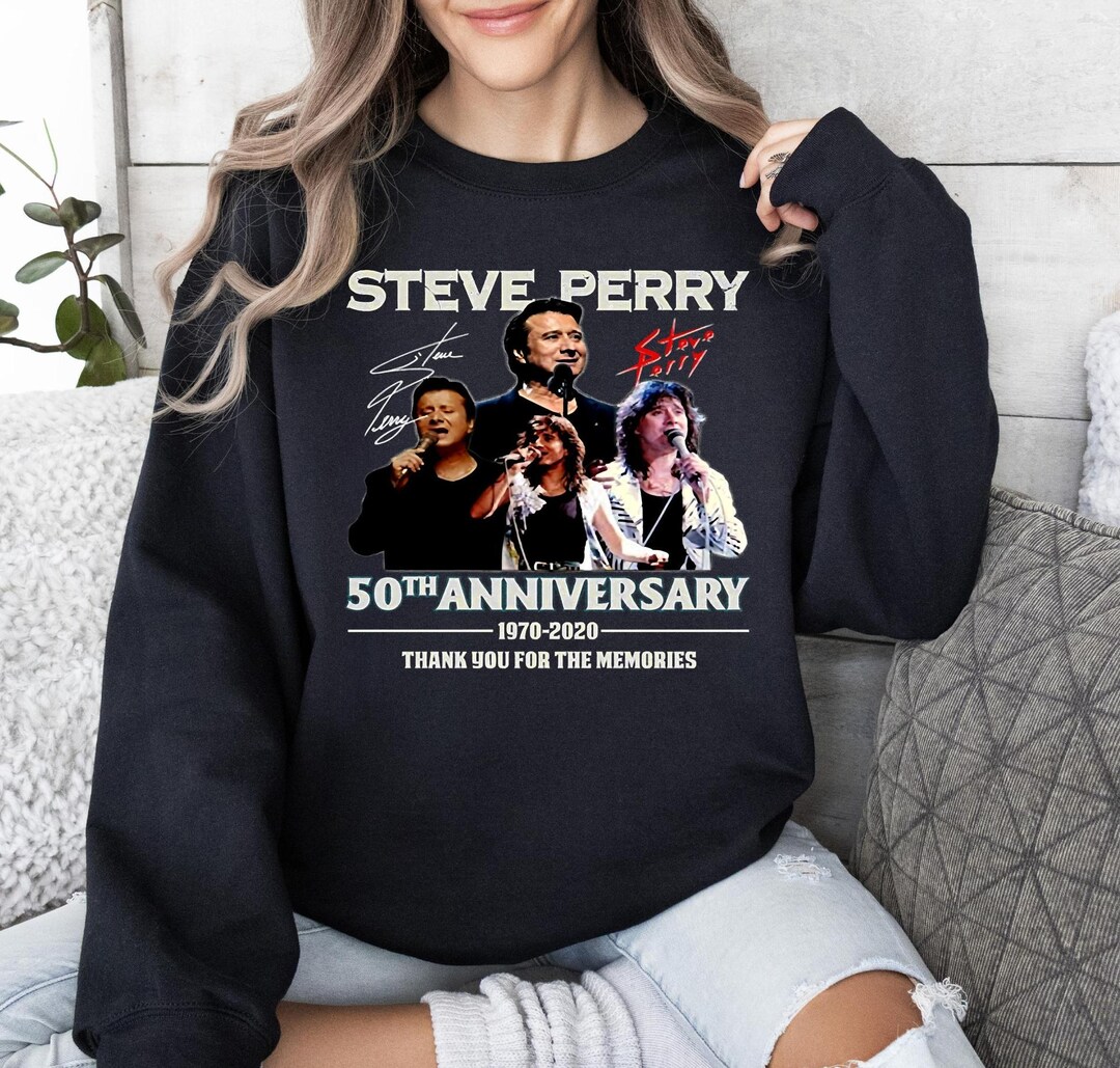 Steve Perry 50th Anniversary, Lontoncrafts, Sweatshirt-shirts - Etsy