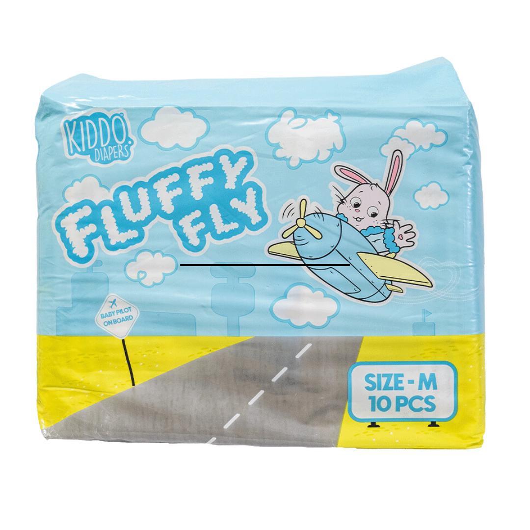 Kiddo Fluffy Fly Adult Diaper ABDL High Absorbency Brand New Medium ...