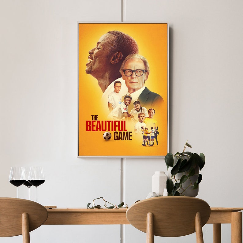 The Beautiful Game Movie Poster/ Custom Film Posters/ Personalized Gift ...