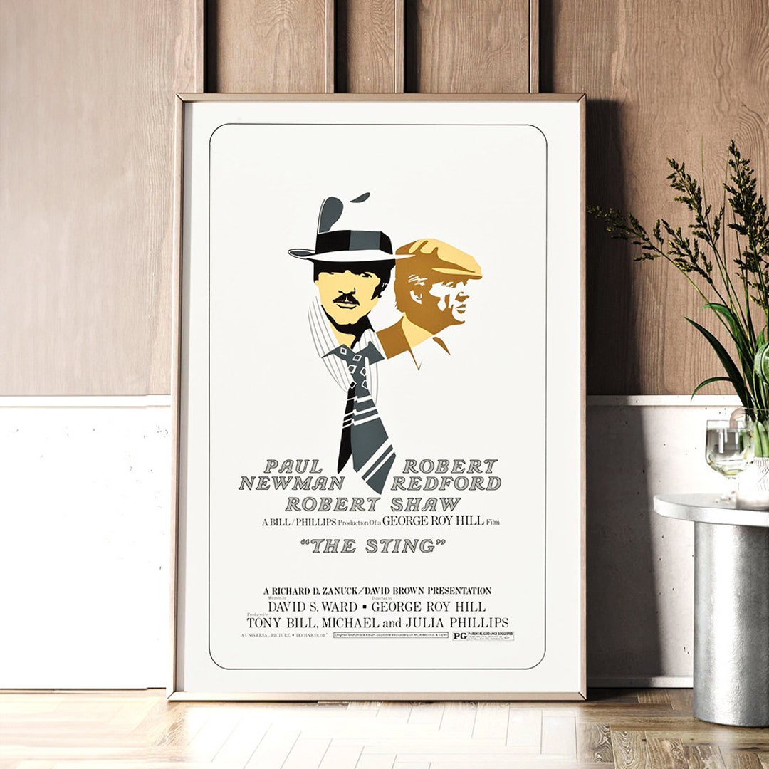 The Sting Movie Poster/ Custom Film Posters/ Personalized Gift/ Wall ...