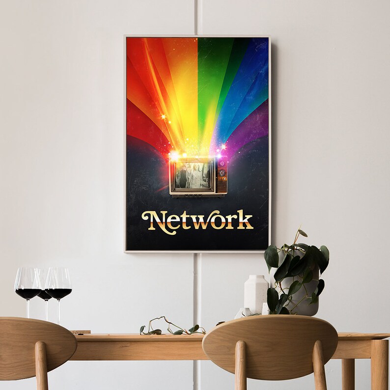 Network Movie Poster/ Custom Film Posters/ Personalized Gift/ Wall Art ...