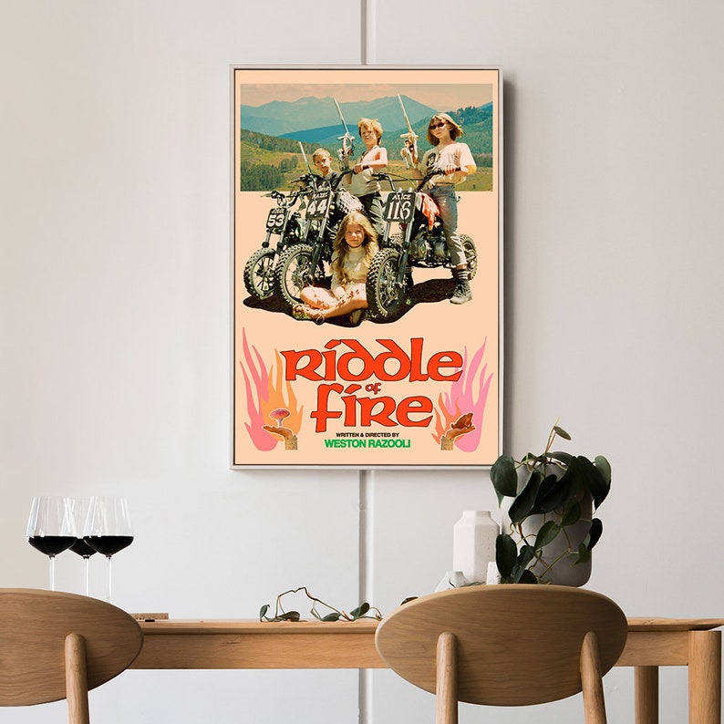 Riddle of Fire Movie Poster/ Custom Film Posters/ Personalized Gift ...