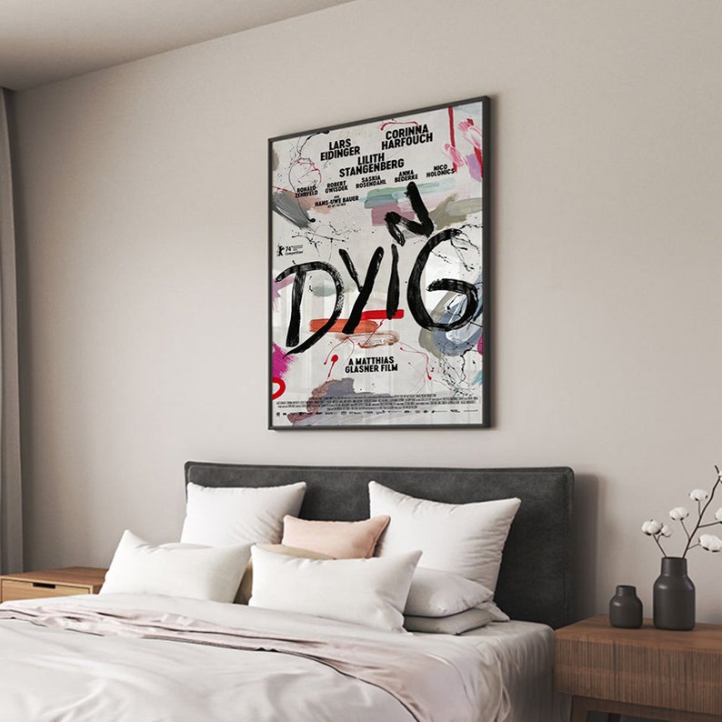 Dying Movie Poster/ Custom Film Posters/ Personalized Gift/ Wall Art ...