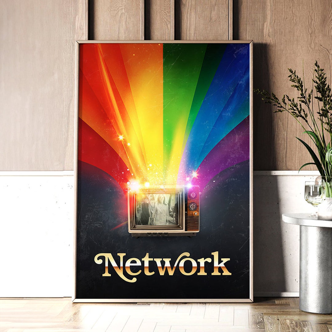 Network Movie Poster/ Custom Film Posters/ Personalized Gift/ Wall Art ...