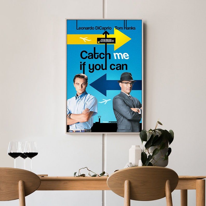 Catch Me If You Can Movie Posters Custom Film Posters Personalized ...