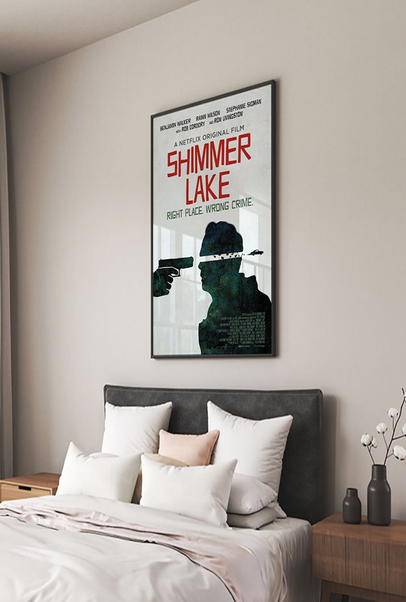 Shimmer Lake Movie Poster/ Custom Film Posters/ Personalized Gift/ Wall ...