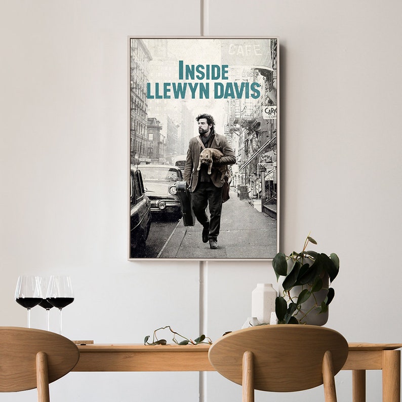 Inside Llewyn Davis Movie Poster/ Custom Film Posters/ Personalized ...