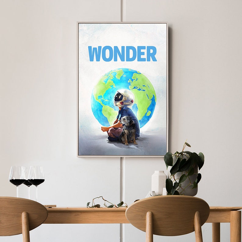 Wonder Movie Poster/ Custom Film Posters/ Personalized Gift/ Wall Art ...