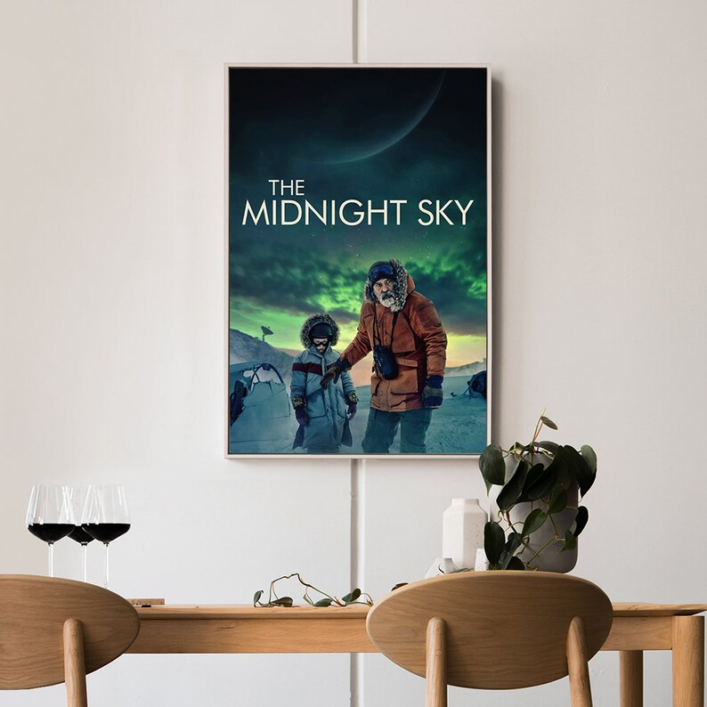 The Midnight Sky Movie Poster/ Custom Film Posters/ Personalized Gift ...