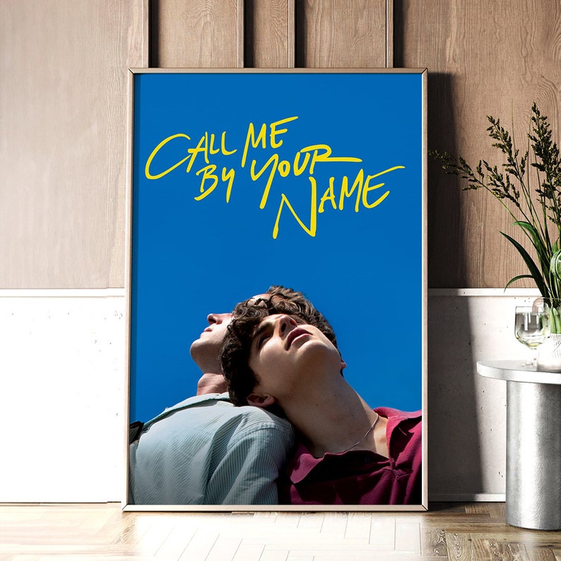 Call Me by Your Name Movie Posters Custom Film Posters Personalized Movie Posters Movie Wall Art ...