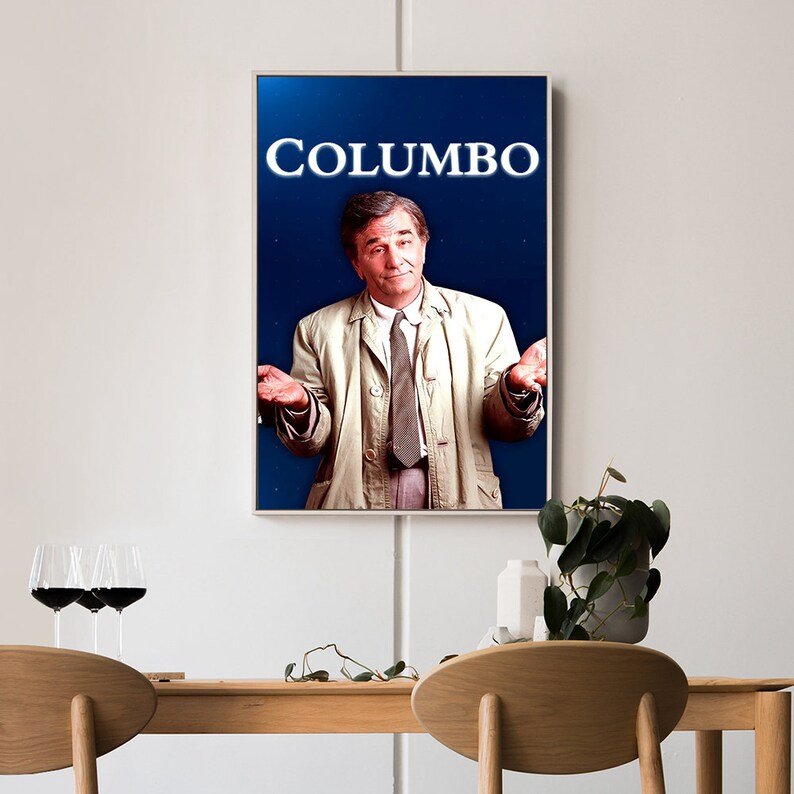 Columbo Movie Poster/ Custom Film Posters/ Personalized Gift/ Wall Art ...
