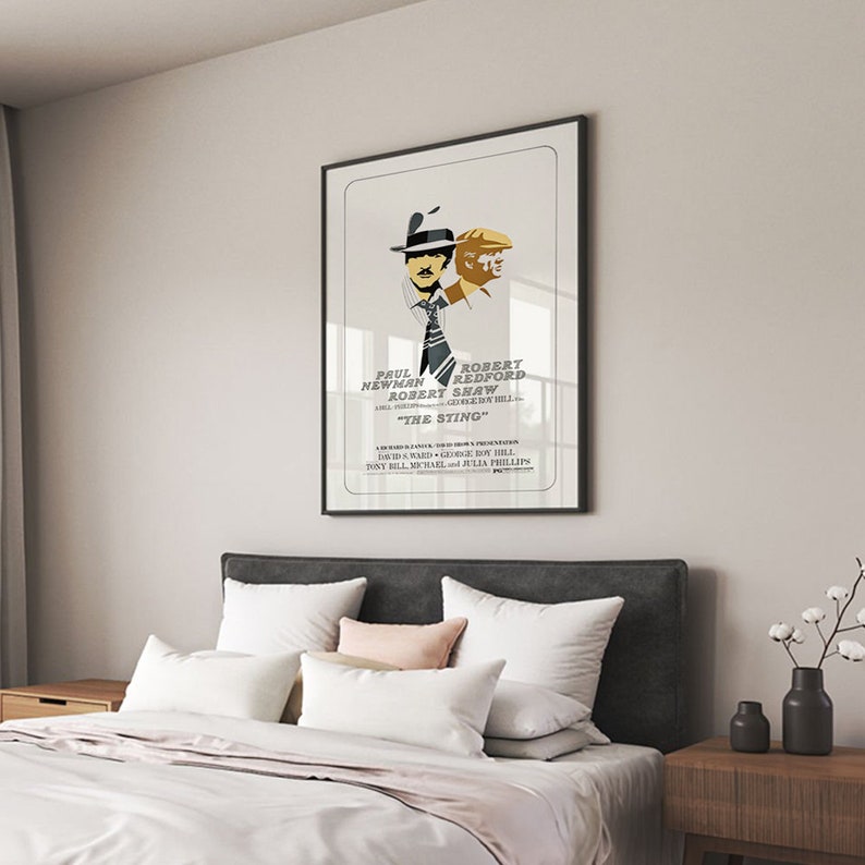 The Sting Movie Poster/ Custom Film Posters/ Personalized Gift/ Wall ...