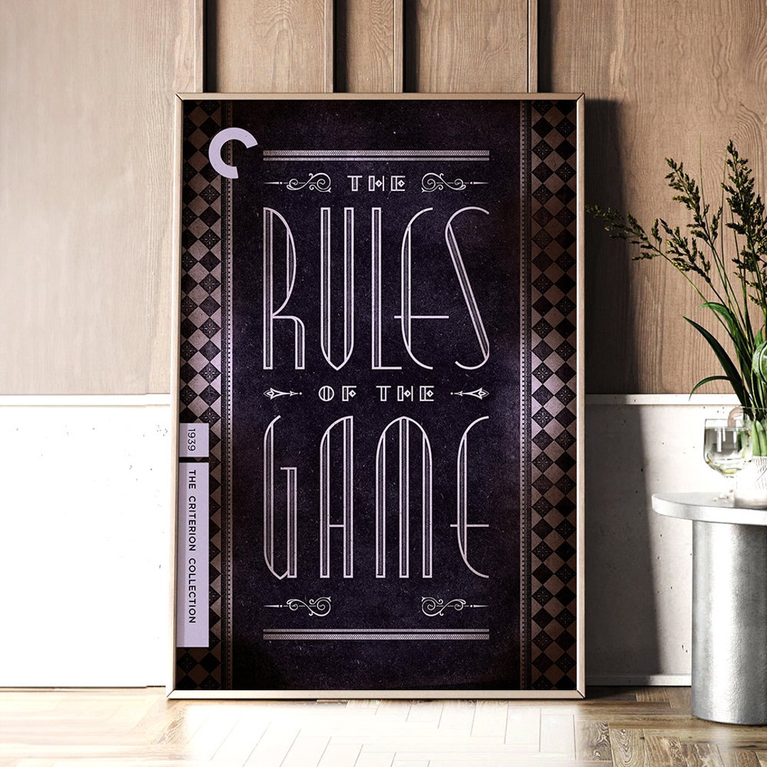 The Rules of the Game Movie Posters Custom Film Posters Personalized ...