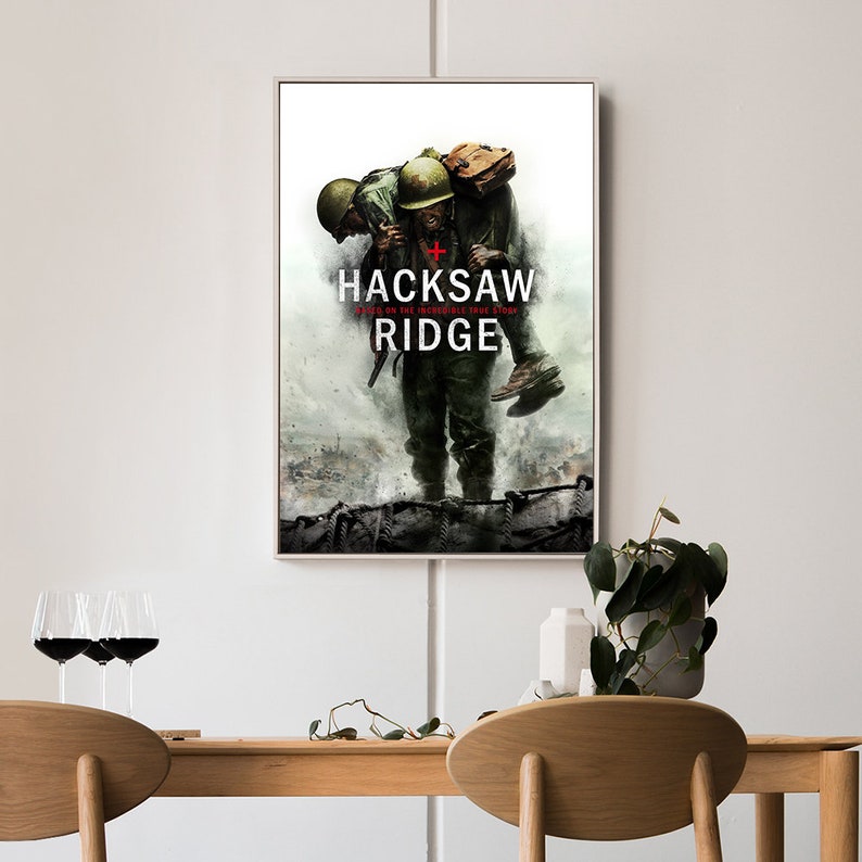 Hacksaw Ridge Movie Poster/ Custom Film Posters/ Personalized Gift ...