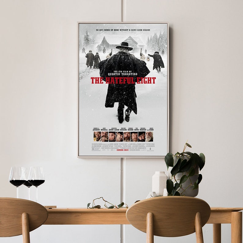 The Hateful Eight Movie Poster/ Custom Film Posters/ Personalized Gift ...