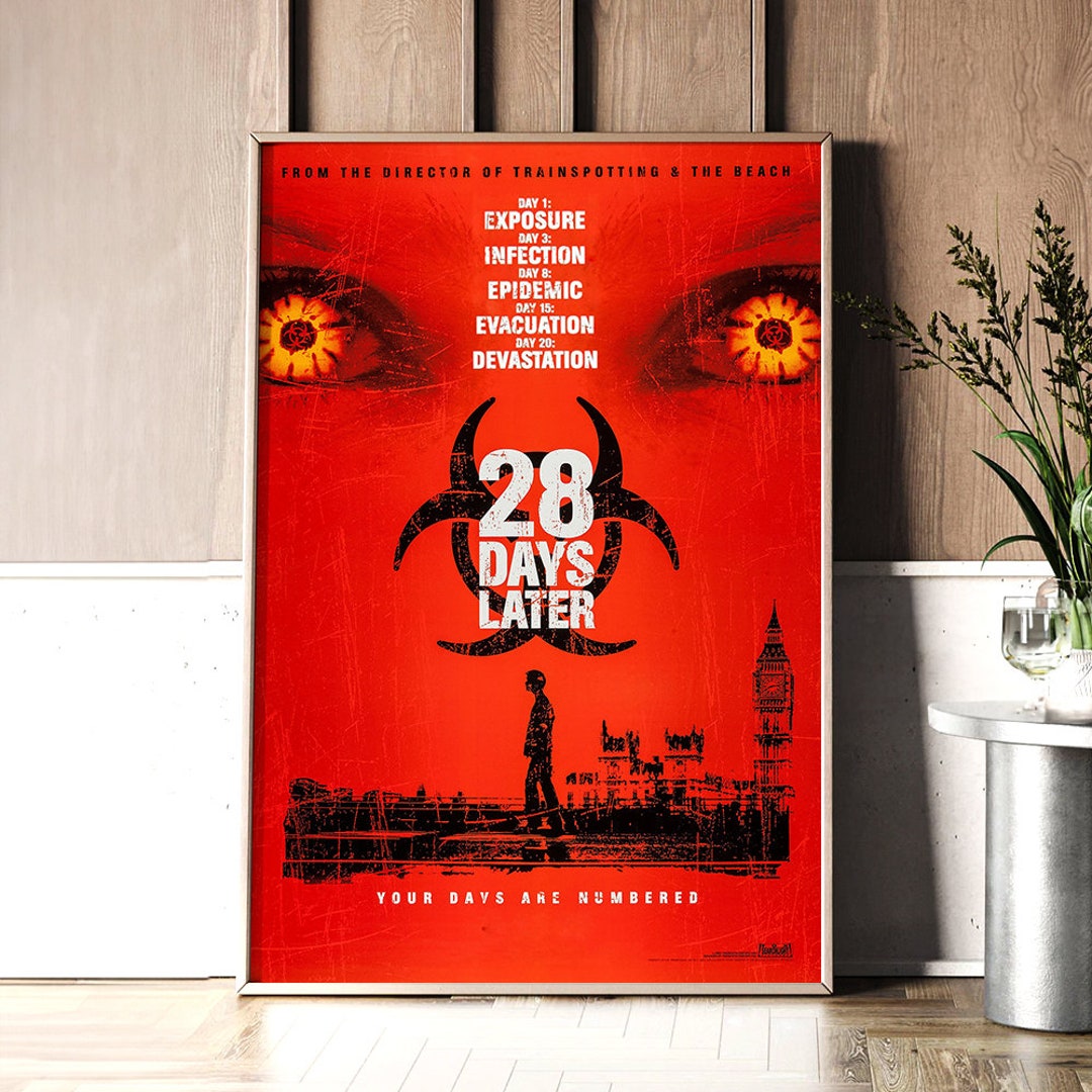 28 Days Later Movie Poster/ Custom Film Posters/ Personalized Gift ...