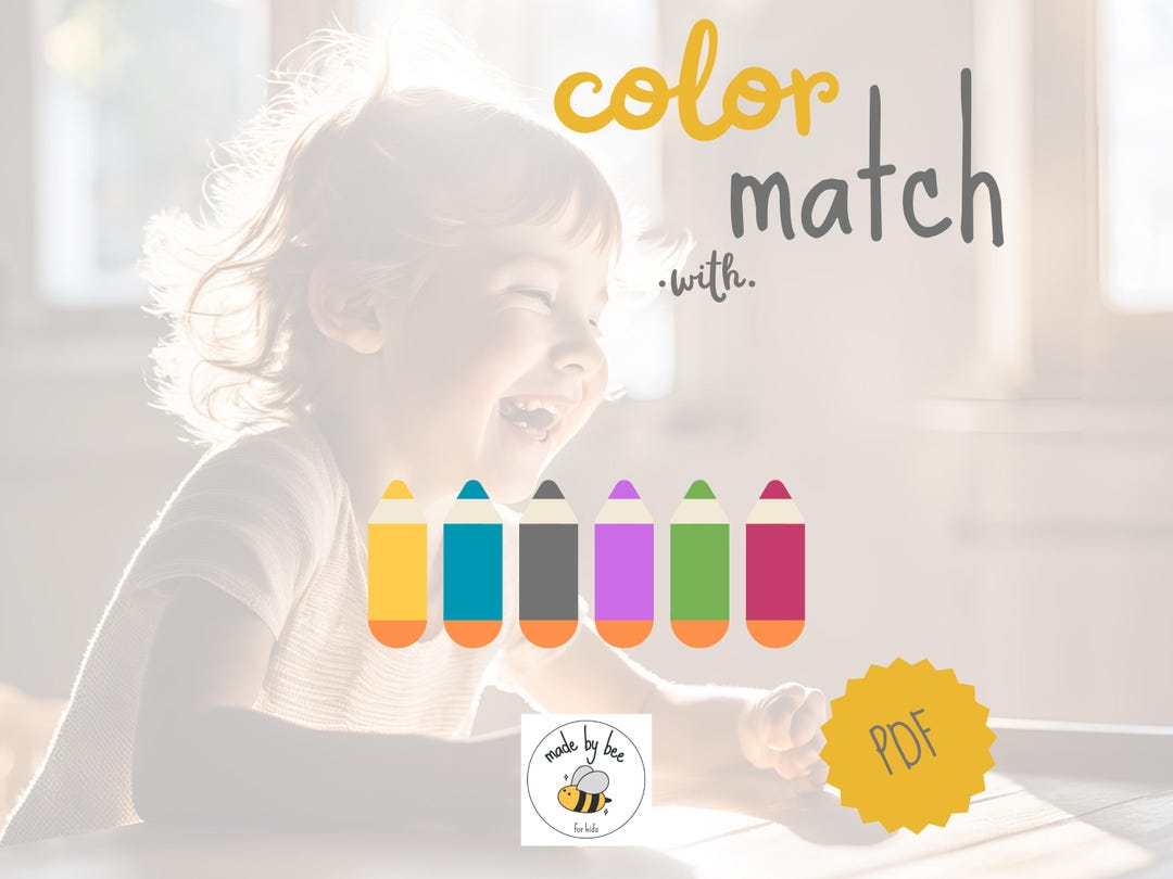Printable Color Matching Worksheet, Pencils Color Matching, Pattern ...