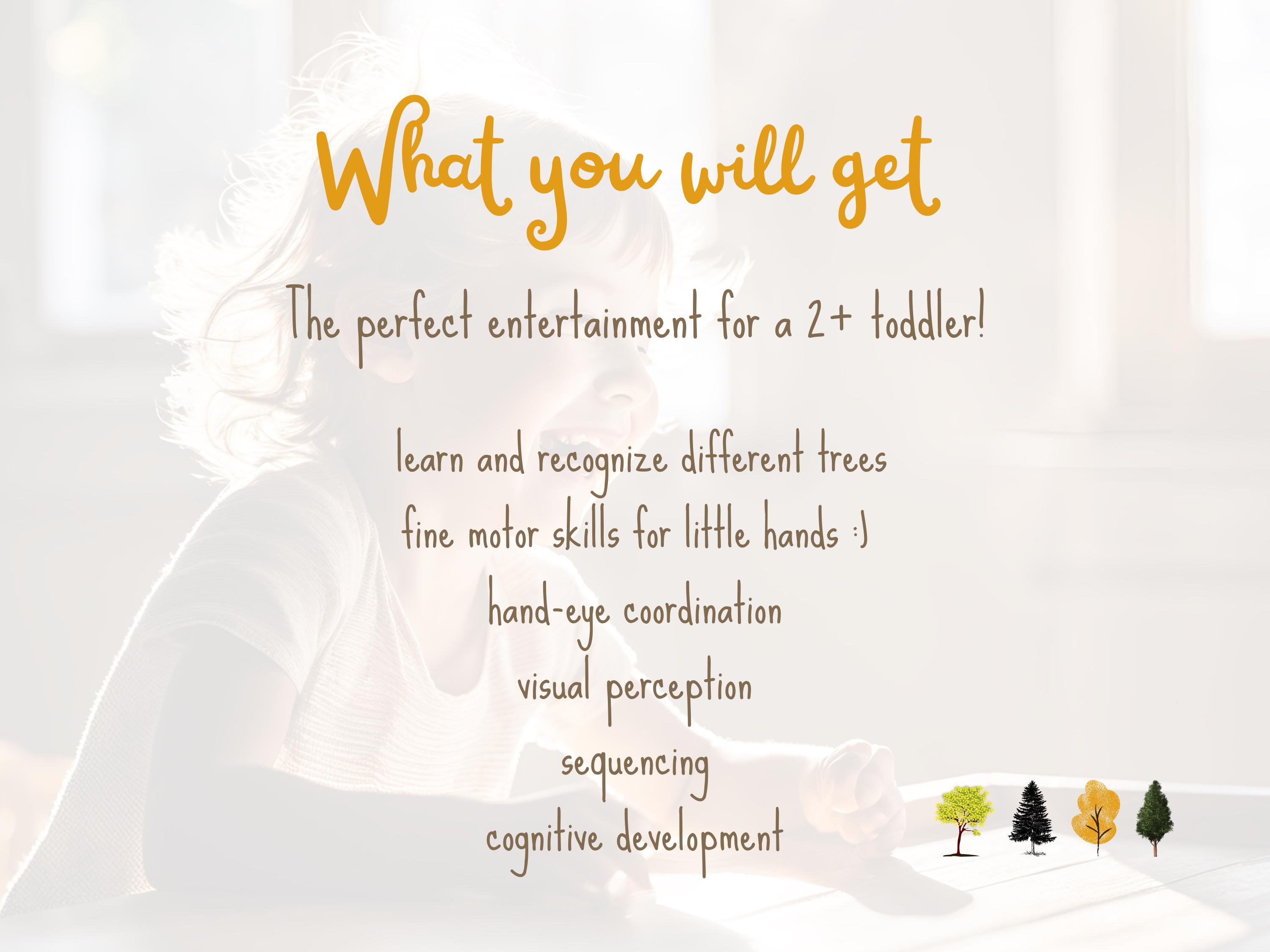 Printable Puzzle Strips, Trees Puzzle Strips, Sequencing Activity for ...