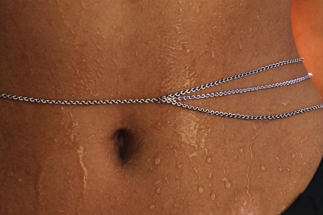 Triple Belly Chain - Etsy