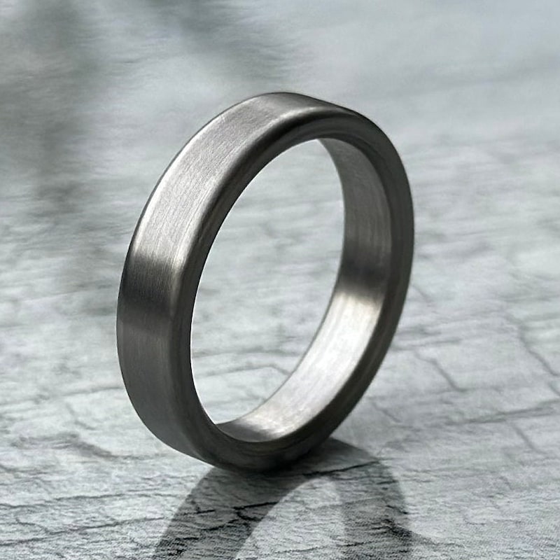 Mens Titanium Ring - Etsy