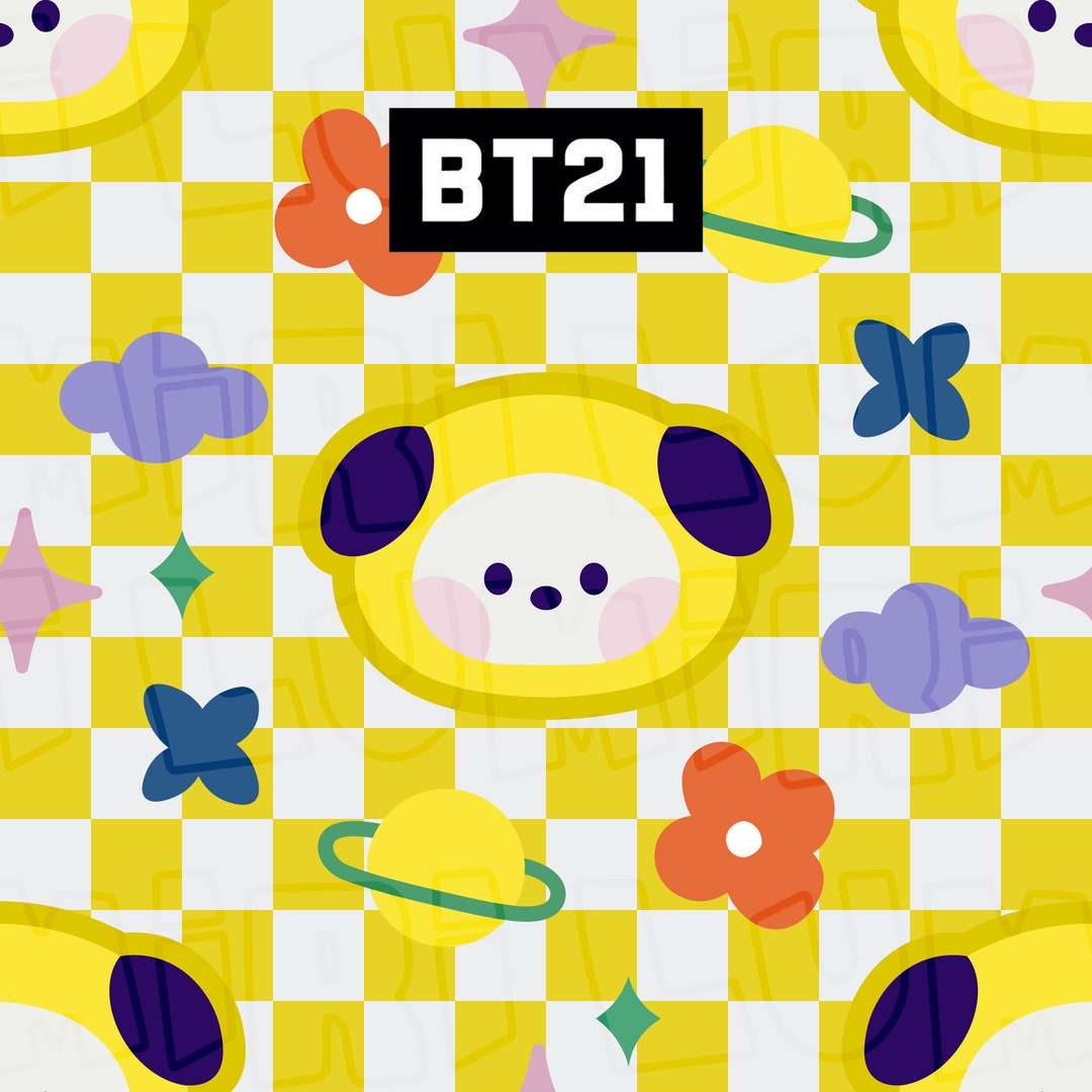 BTS/BT21 Chimmy Retro/seamless Digital Pattern - Etsy