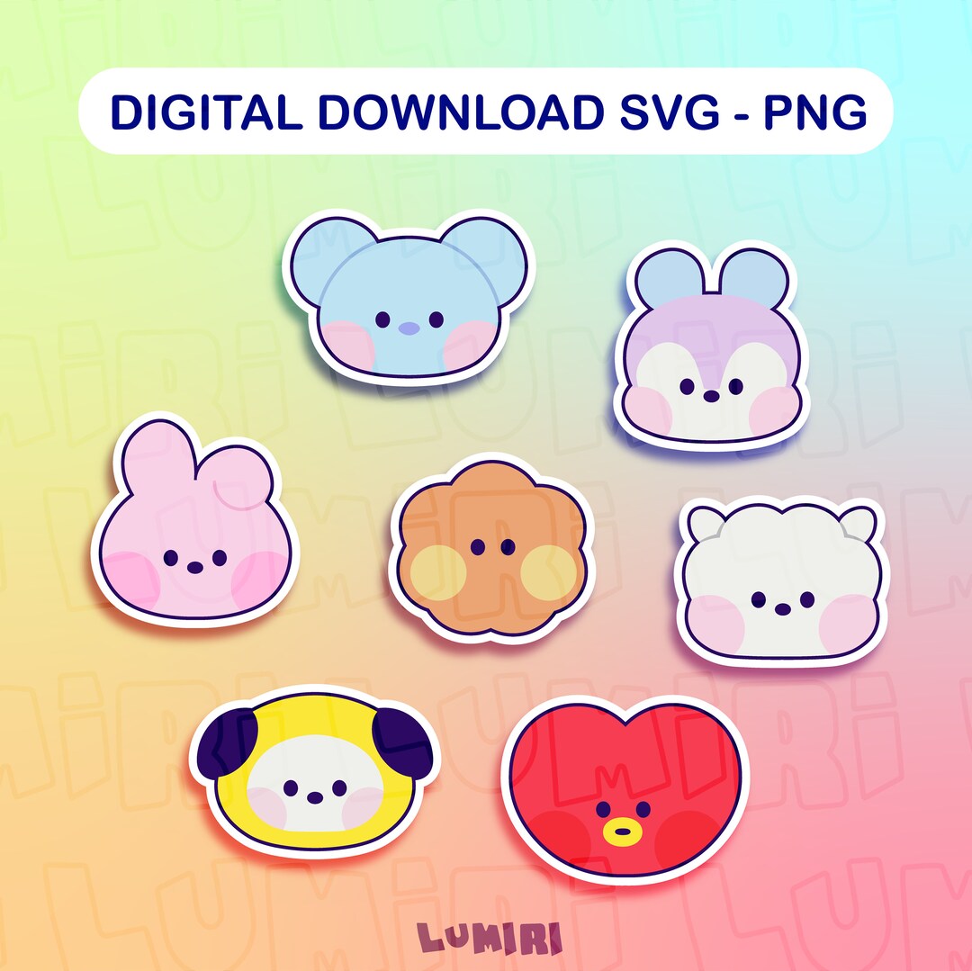 BT21 Mini Svg/png/digital Download/bts/minini - Etsy