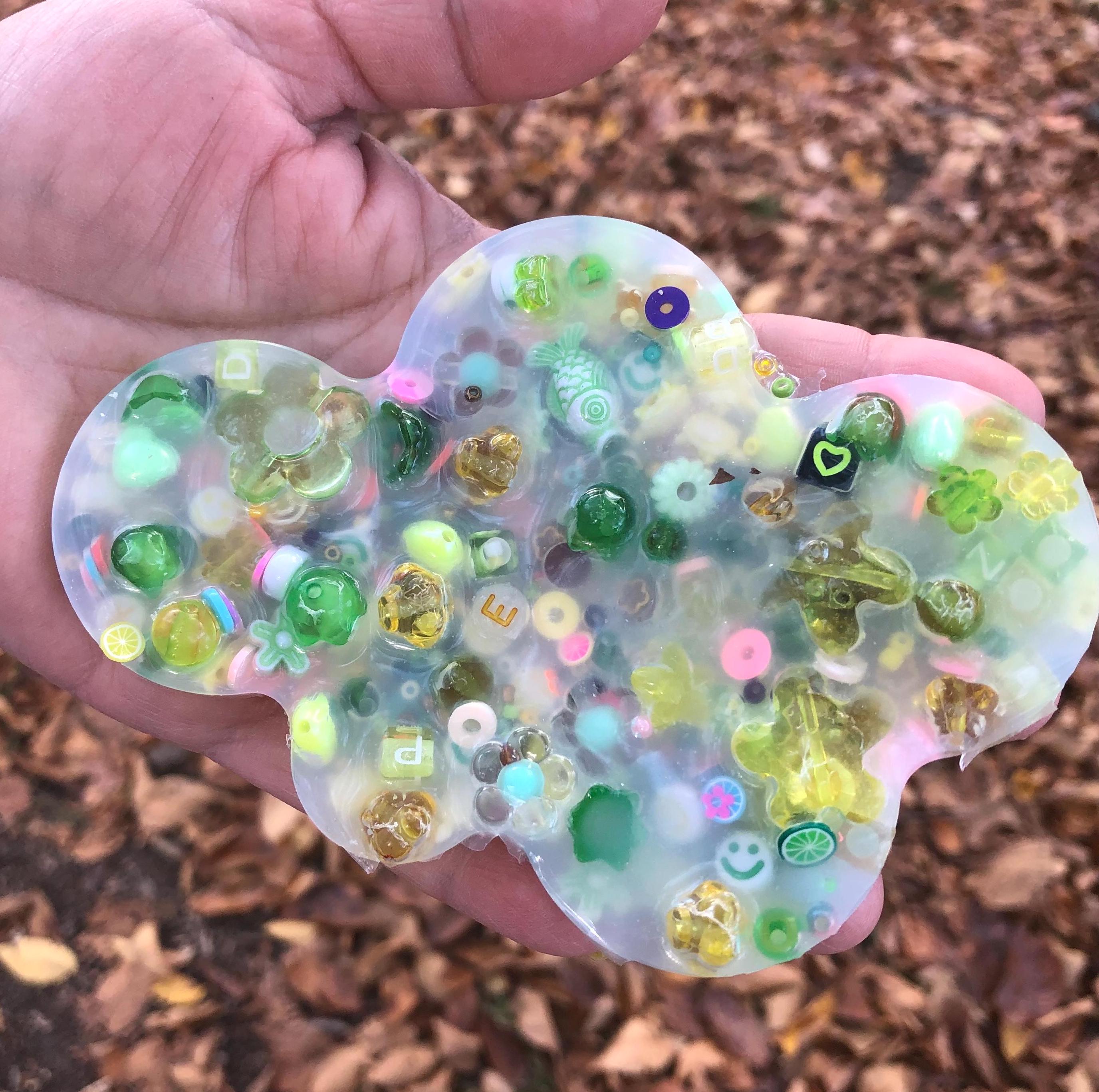 Cloud Picky Pad Fidget Toy: Colorful Beads & Mixed Shapes, Reusable ...