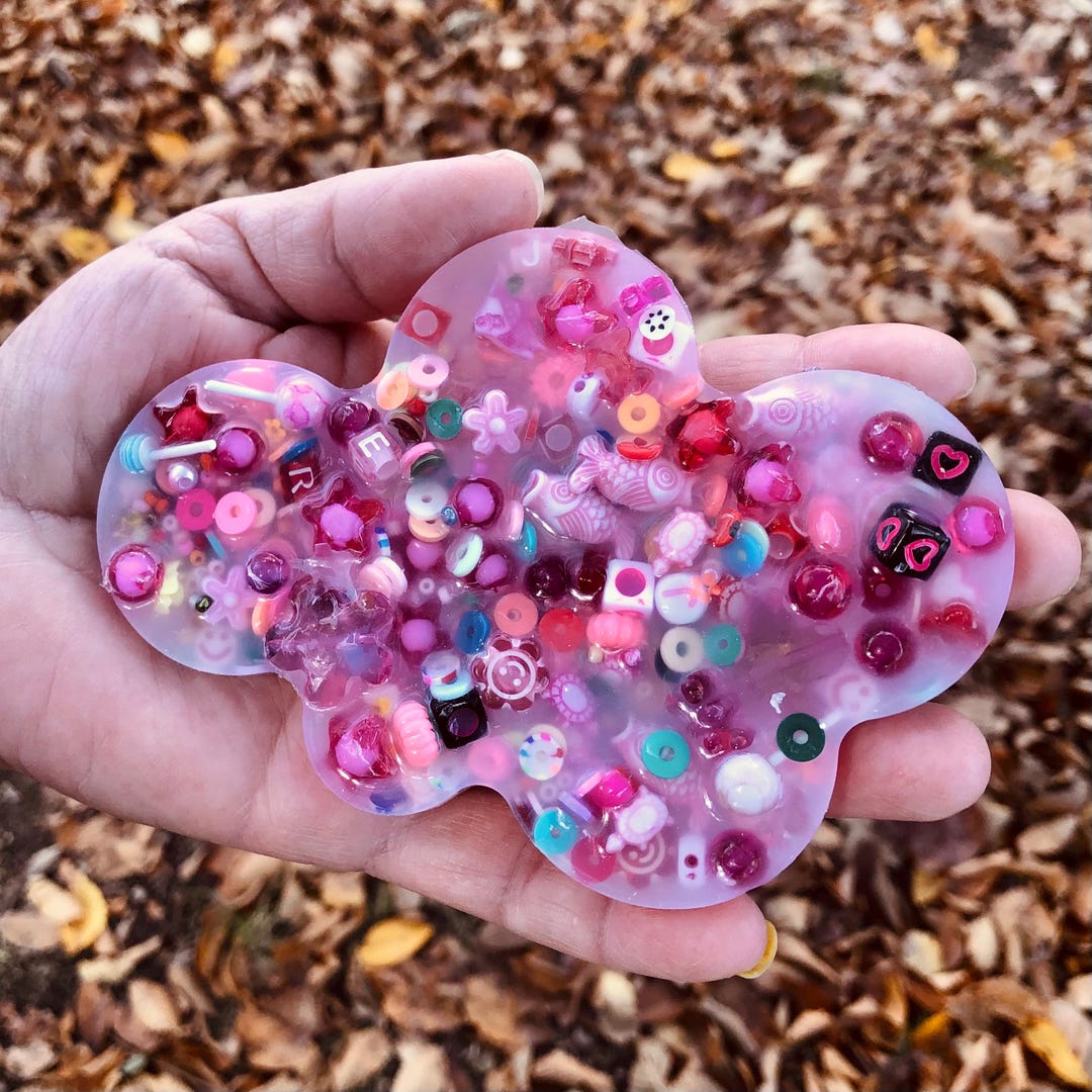 Cloud Picky Pad Fidget Toy: Colorful Beads & Mixed Shapes, Reusable ...