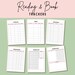 2025 Printable Reading Planner, Reading Journal, Reading Tracker ...